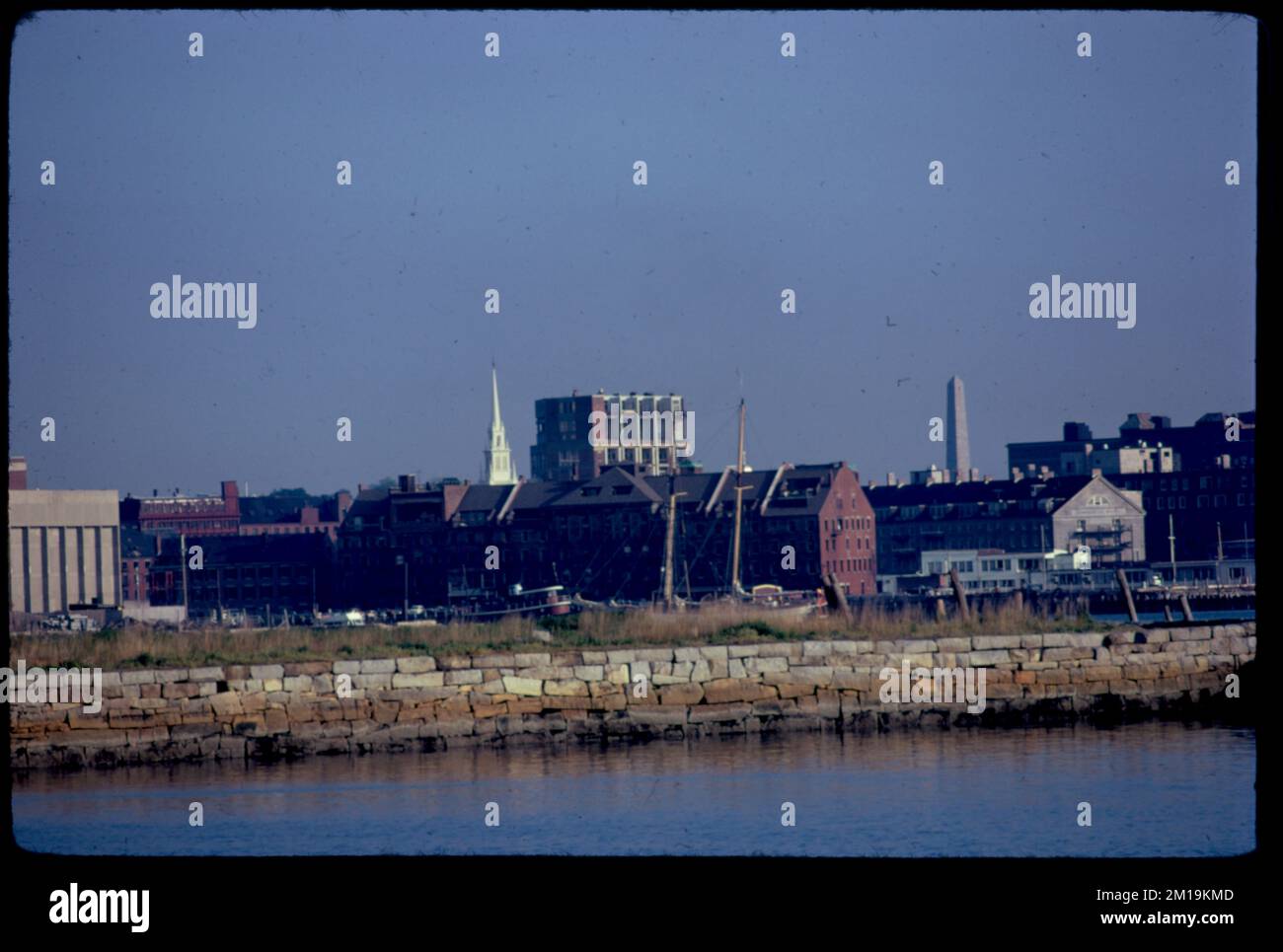 Toward North End and Commercial Wharf , Piers & wharves, Warehouses ...