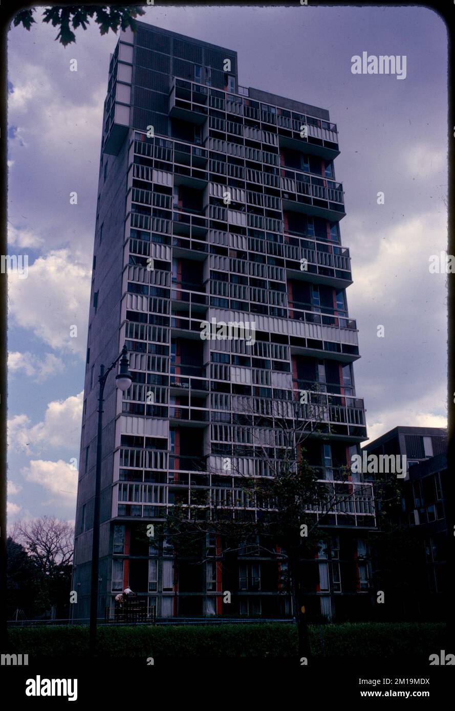 Tower of Peabody Terrace Complex, Cambridge, Massachusetts ...