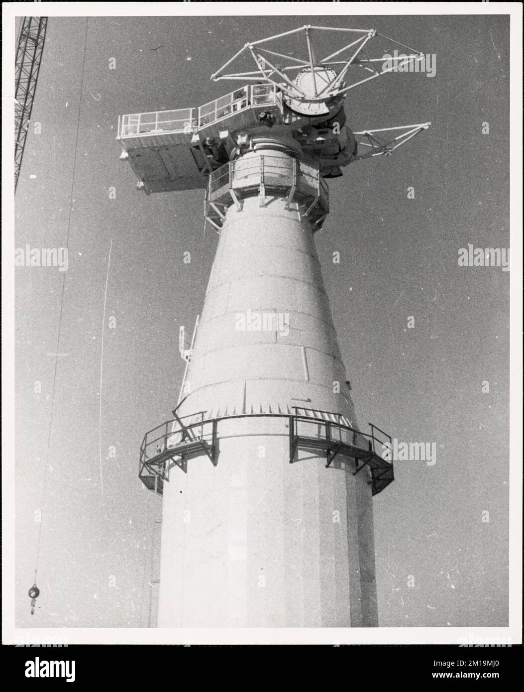 Tower used for assembly of antenna for Lincoln Lab , Armories, Ordnance ...
