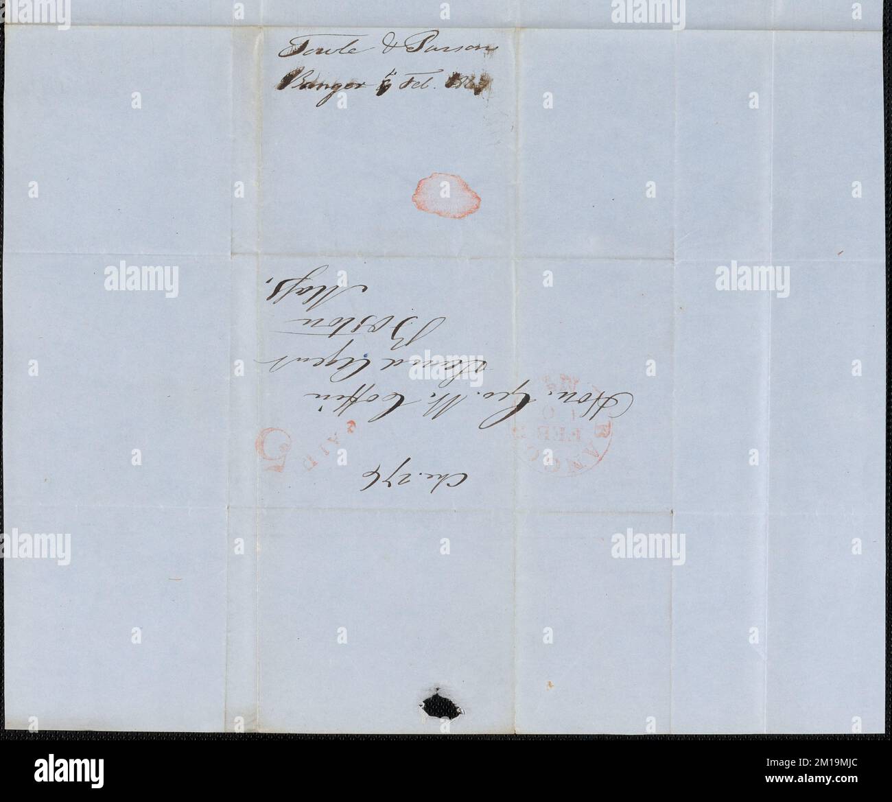 Towle and Parsons to George Coffin, 9 February 1847 , Public land sales ...