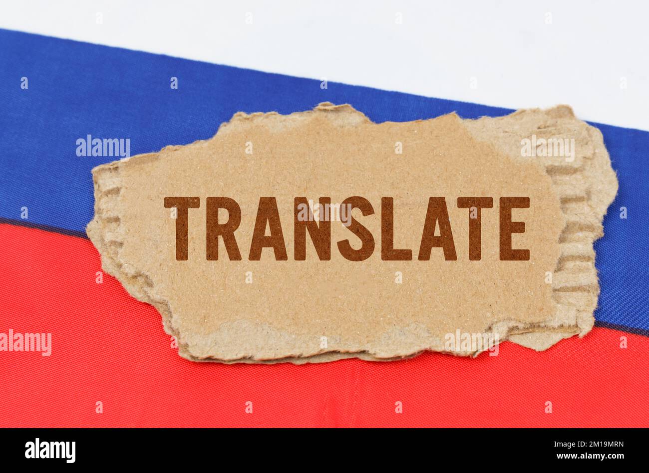 Business and finance concept. Against the background of the Russian ...