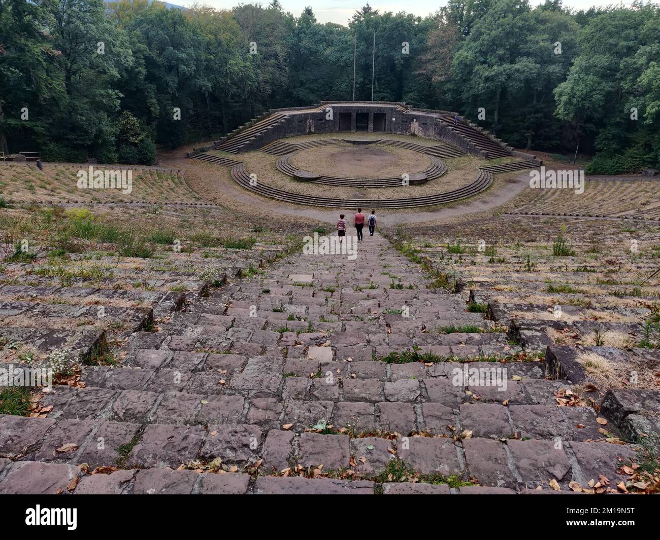 A beautiful view of an open-air theatre of Thingstatte Heidelberg Stock ...