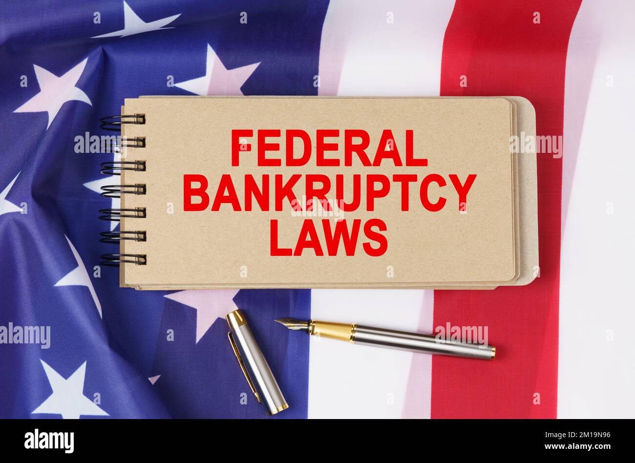 Law and order concept. Against the background of the flag of the United ...