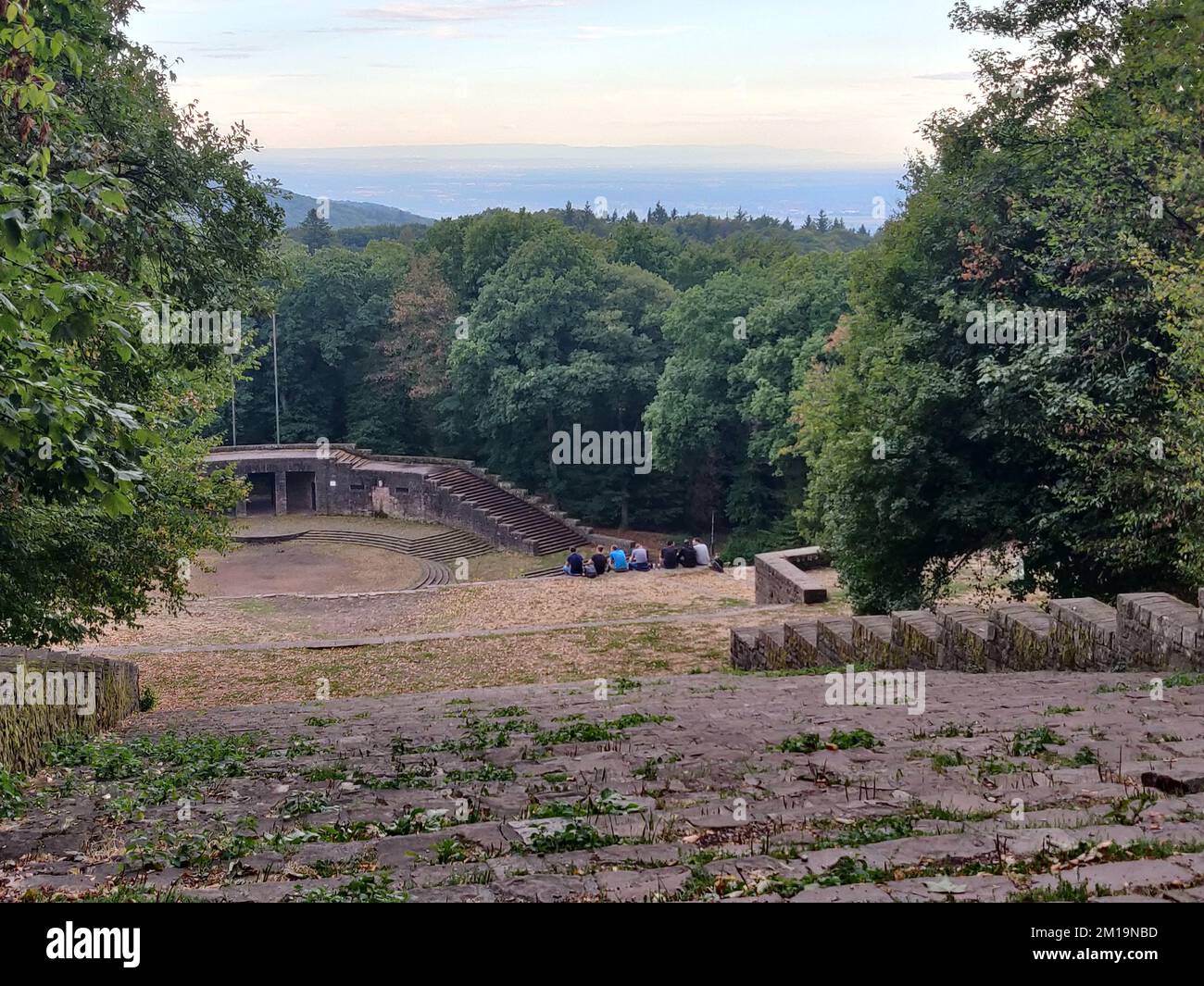 A view of an open-air theatre of Thingstatte Heidelberg Stock Photo - Alamy