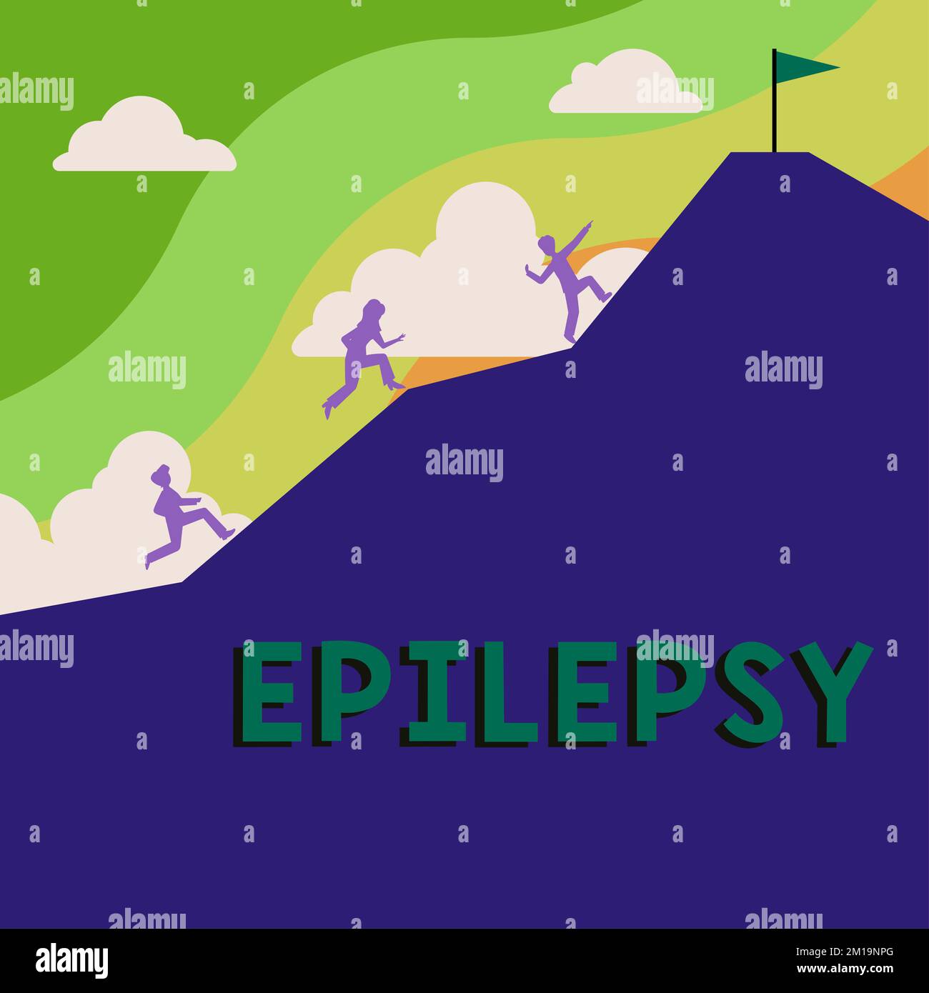 Conceptual display Epilepsy. Conceptual photo Fourth most common ...