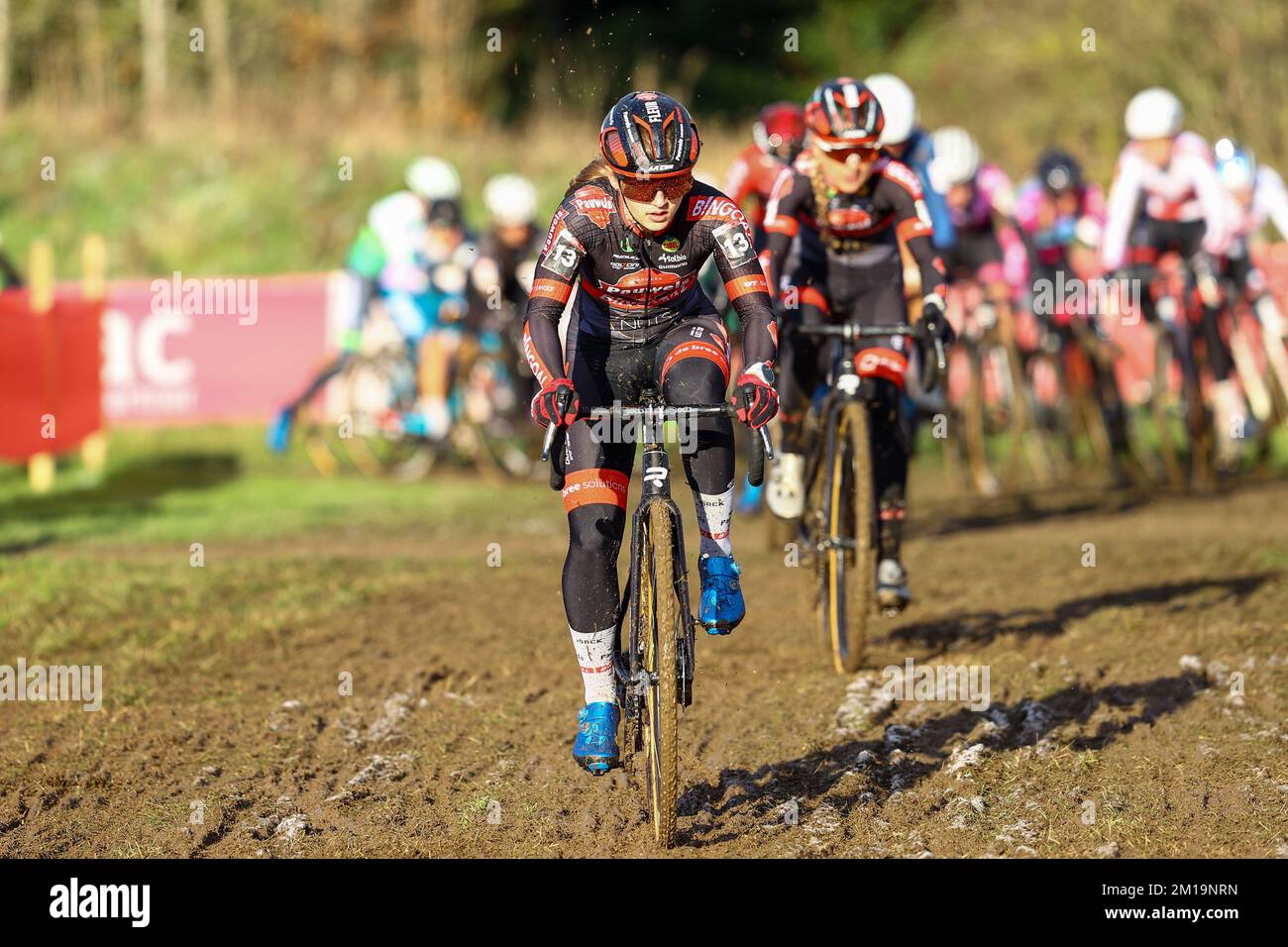 Belgian Fleur Moors pictured in action during the men's elite race of ...