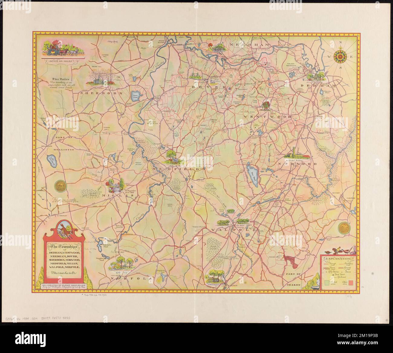 The townships of Dedham, Westwood, Needham, Dover, Sherborn, Norwood ...