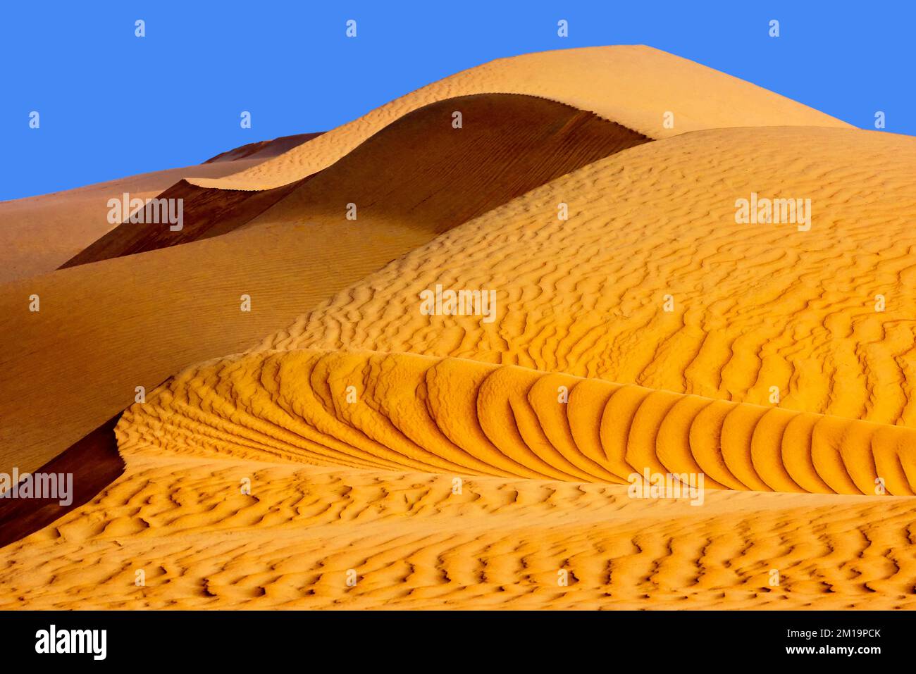 Sand dunes in Wahiba desert, Sultanate of Oman Stock Photo - Alamy