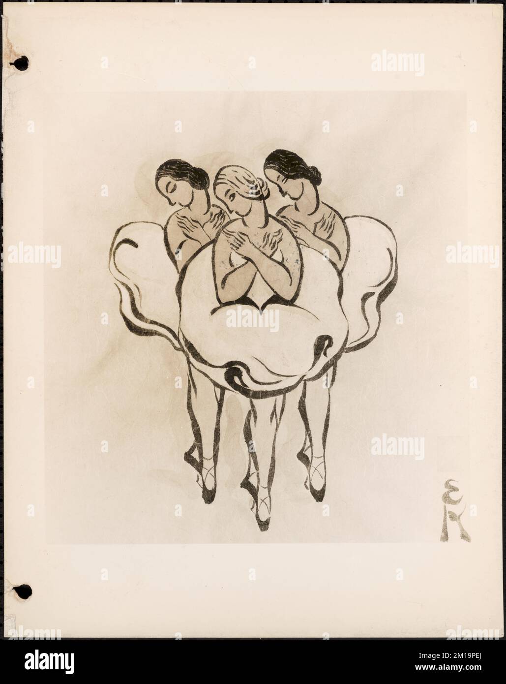 Traditions , Dancers, Dance. The Massachusetts WPA Federal Art Project ...