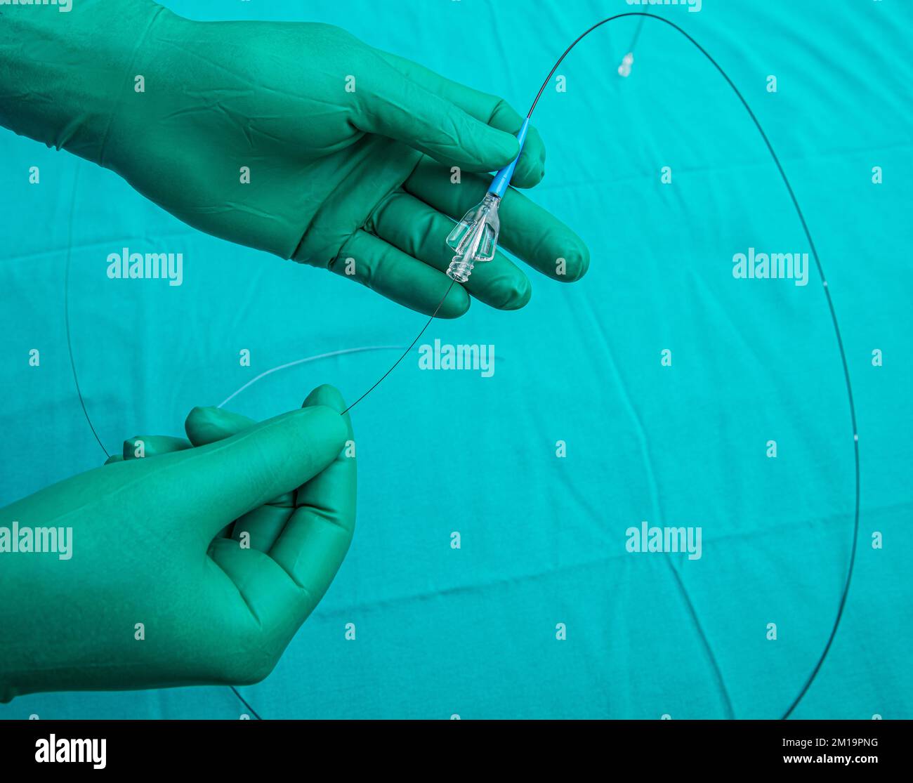 Coronary Imaging Catheter. Dual Lumen Catheter. Coronary angiography ...