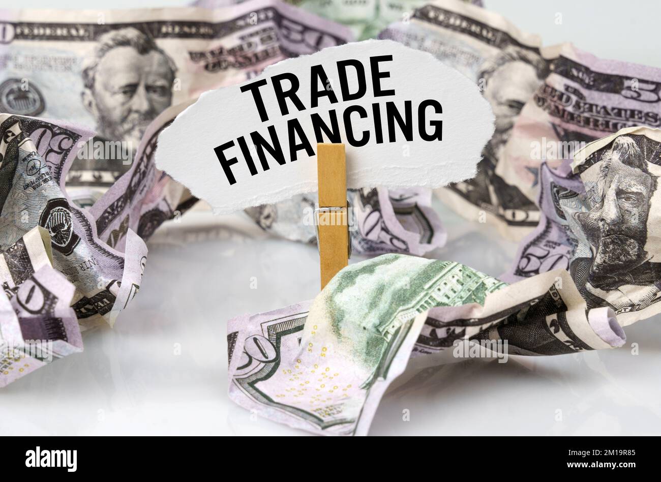 Business and finance concept. There are dollars on the table and there ...