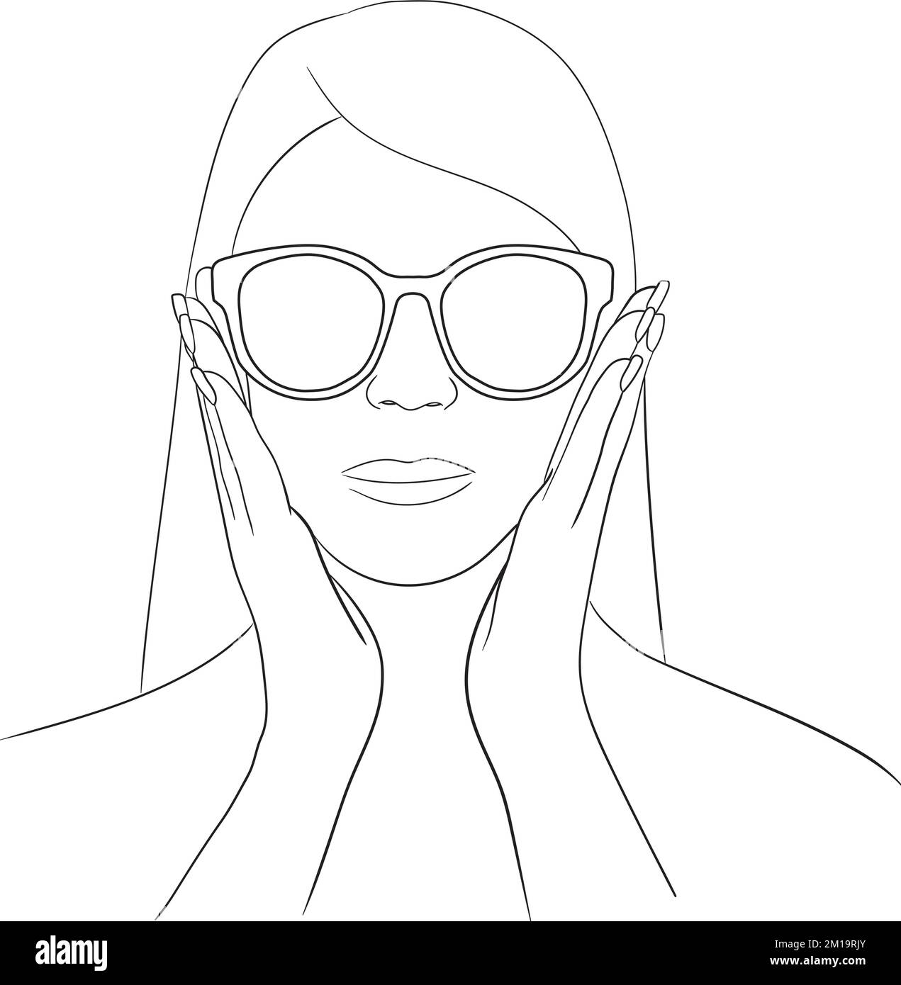 Coloring Sunglasses Cut Out Stock Images And Pictures Alamy