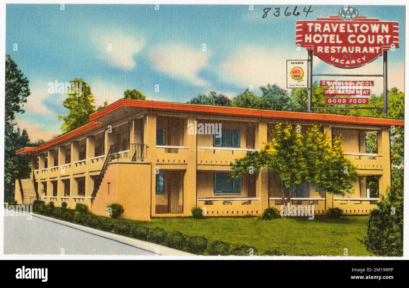 Traveltown Hotel Court & Restaurant , Motels, Restaurants, Tichnor ...