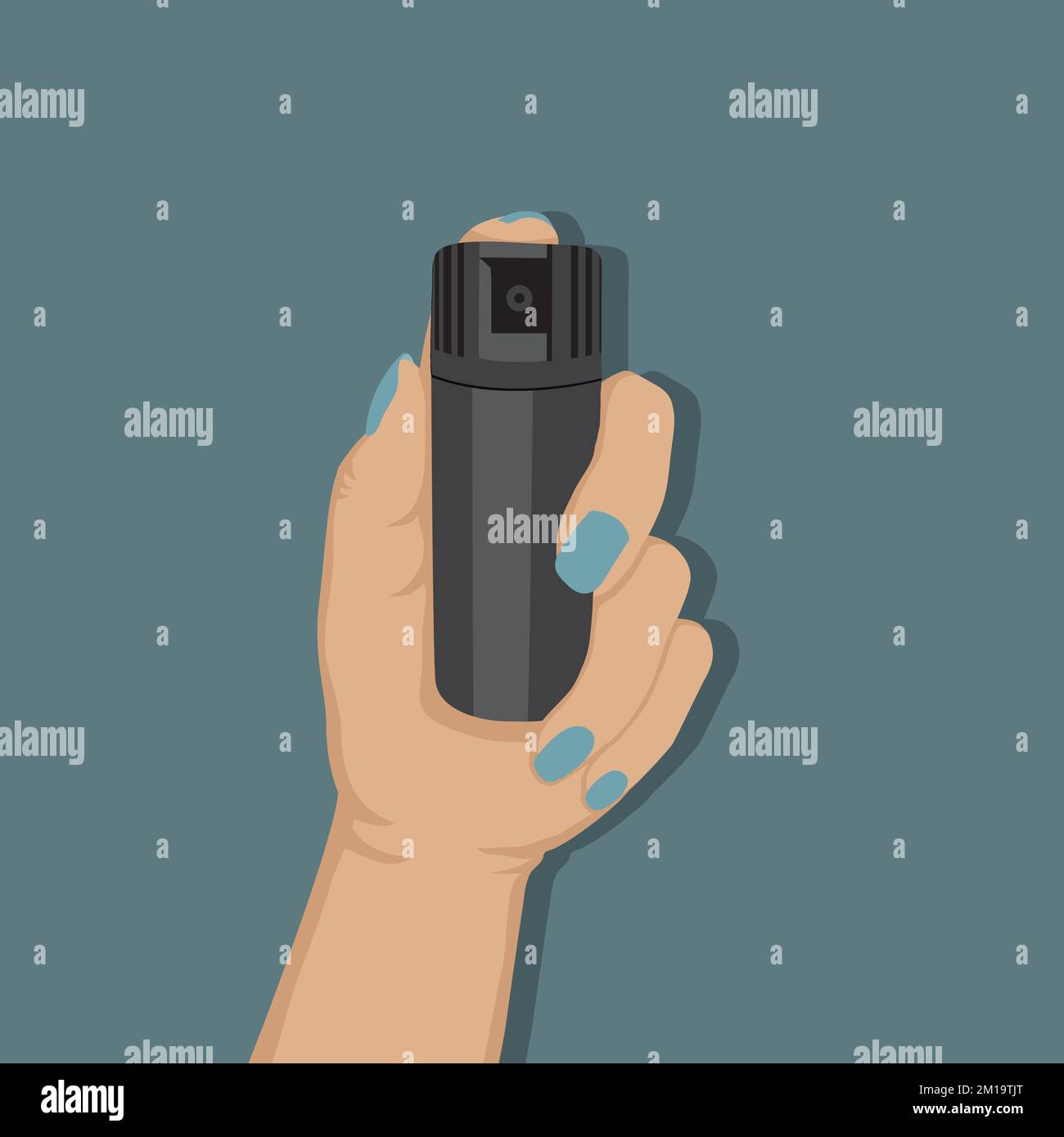 Holding a mace Stock Vector Images - Alamy