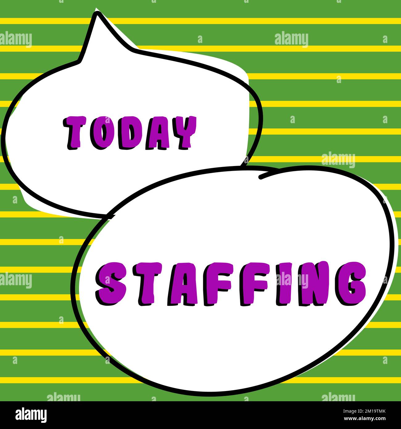 Sign displaying Staffing. Word Written on The percentage of workers ...