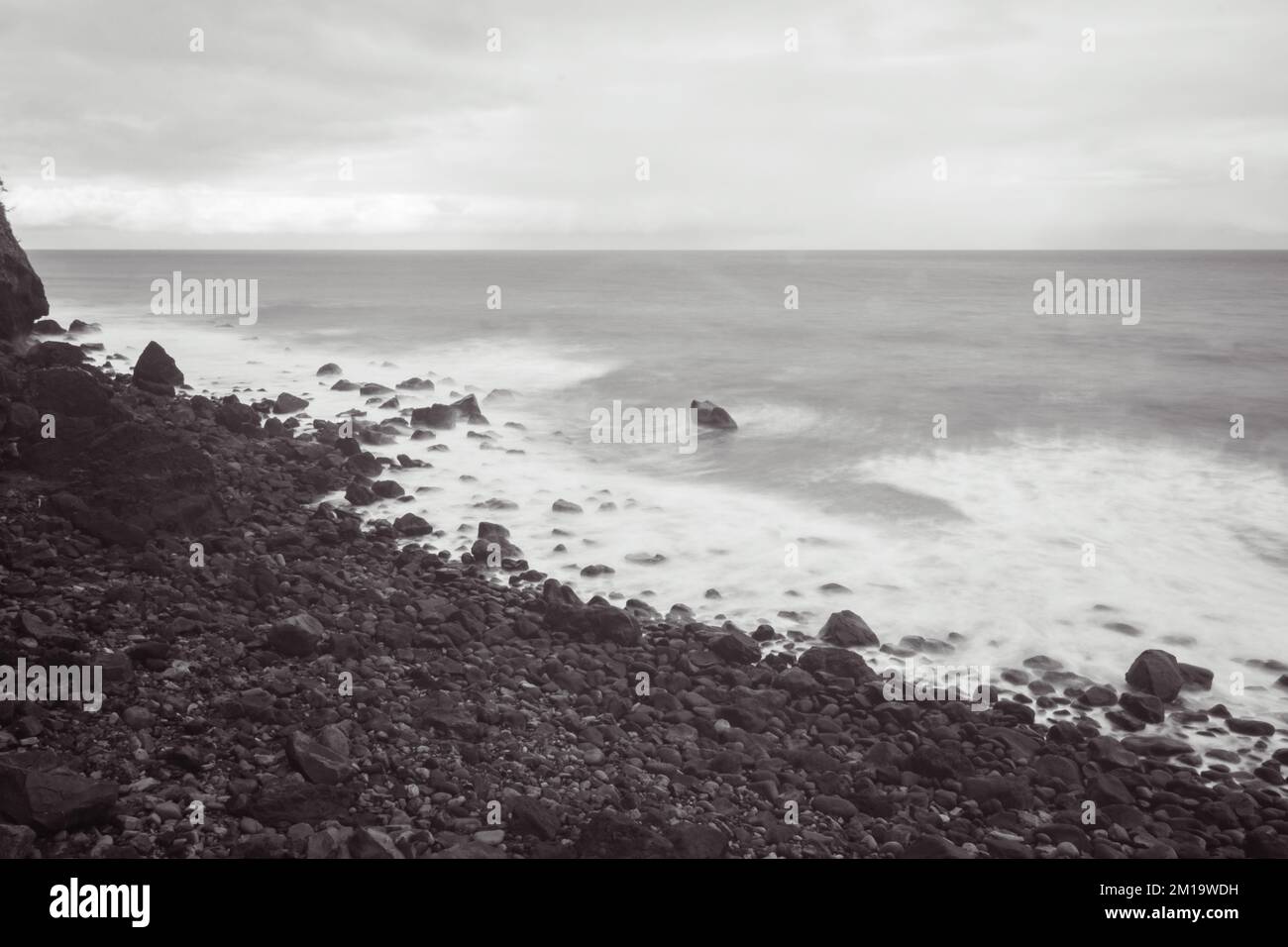 Smooth Rocks With Smooth Sea Stock Photo - Alamy