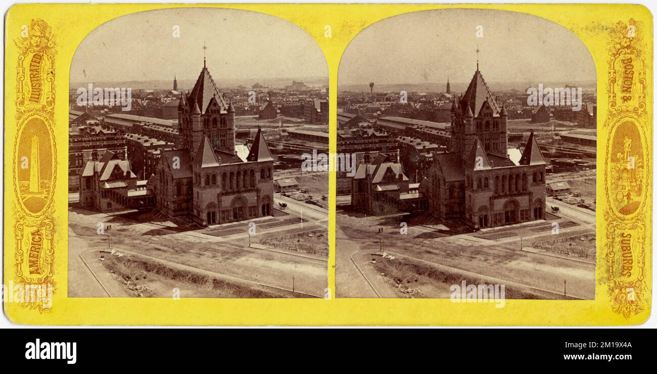 Trinity Church , Churches, Trinity Church Boston, Mass Stock Photo - Alamy