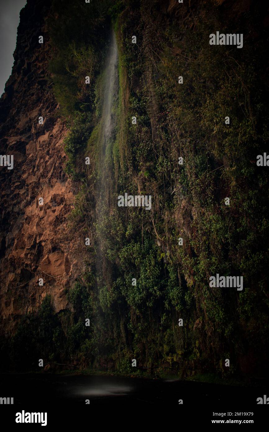 The Angel Waterfalls In Madeira Stock Photo - Alamy