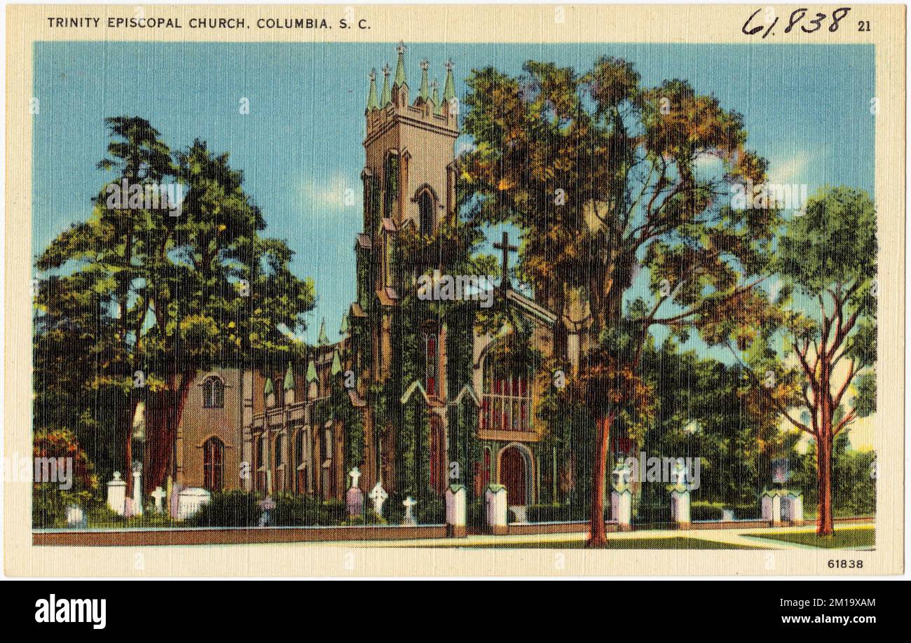 Trinity Episcopal Church, Columbia, S. C. , Churches, Tichnor Brothers ...