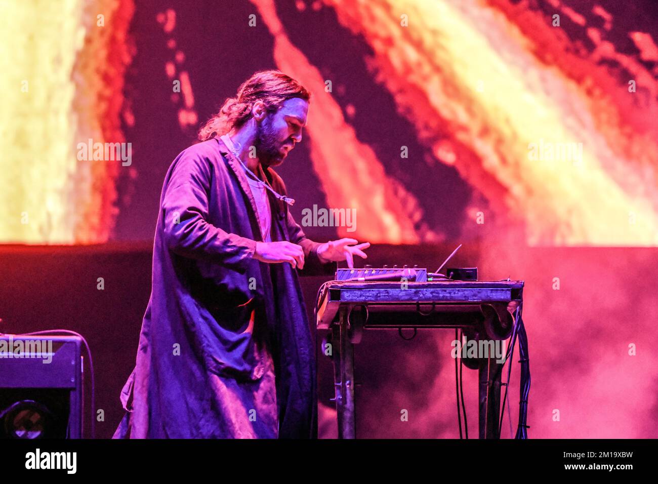 Chet Faker performing live Stock Photo - Alamy
