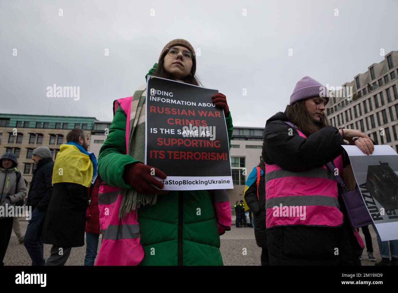 Berlin, Germany. 11th Dec, 2022. On December 11, 2022, protesters ...