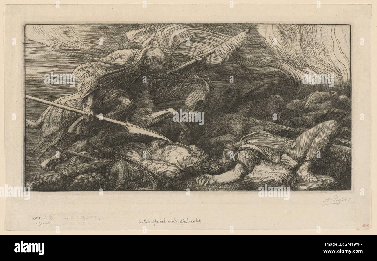 Le triomphe de la Mort: Après le combat , Death, Skeletons ...