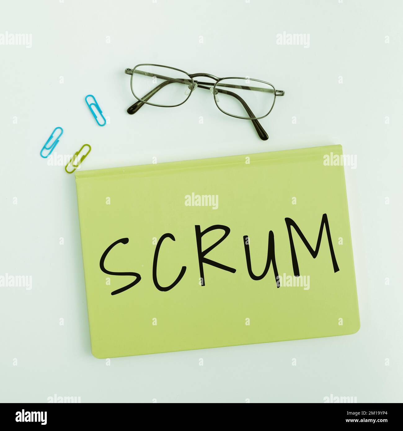 Conceptual display Scrum. Business approach handwriting as distinct from print written ...