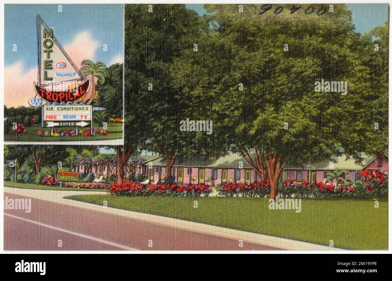 Tropical Motel, Glennville, Georgia , Motels, Tichnor Brothers ...