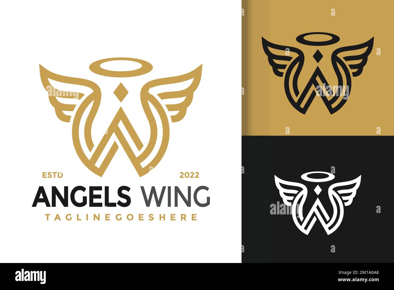 Angels Logo Vector