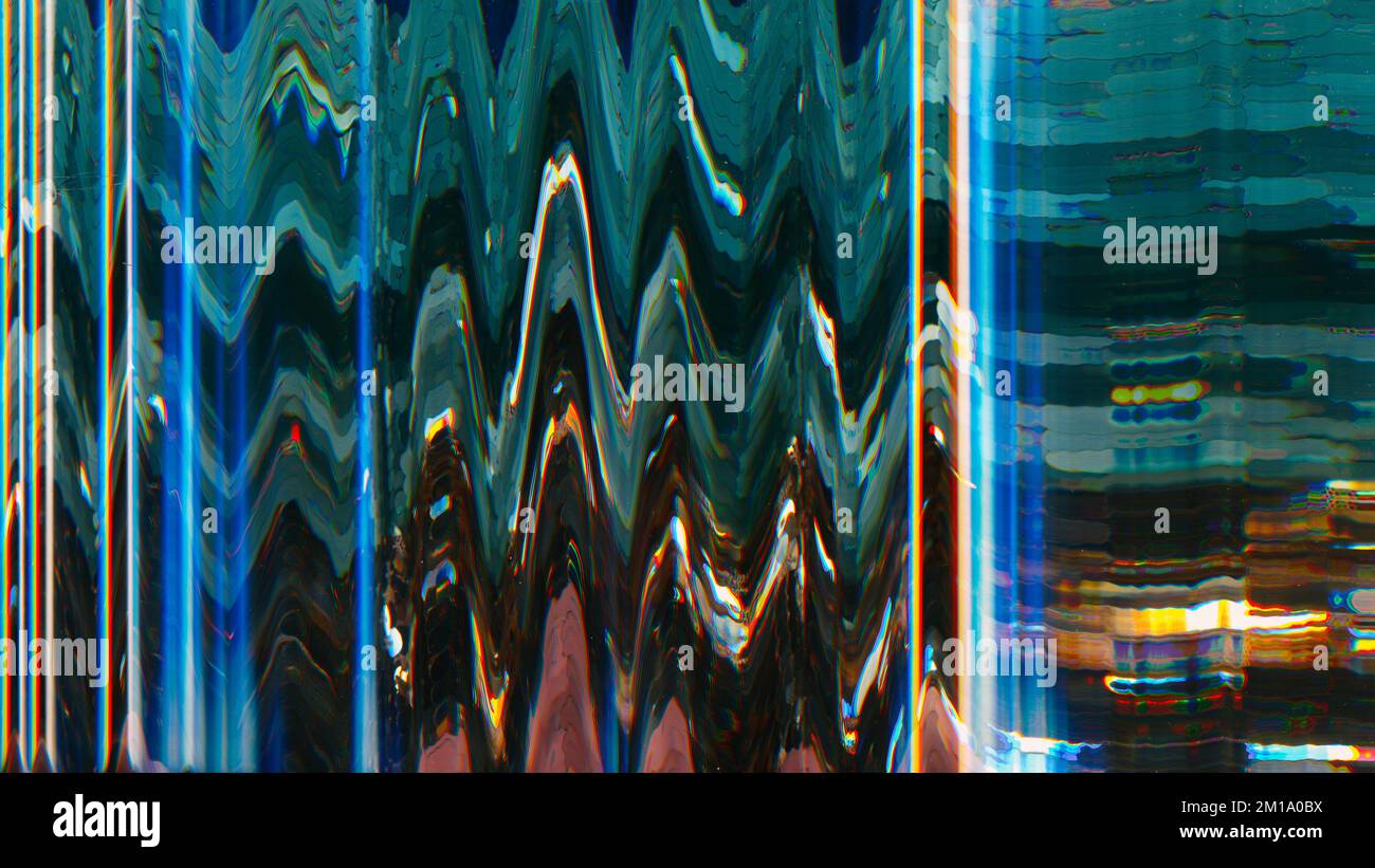 distorted display system breakdown glitch pattern Stock Photo - Alamy
