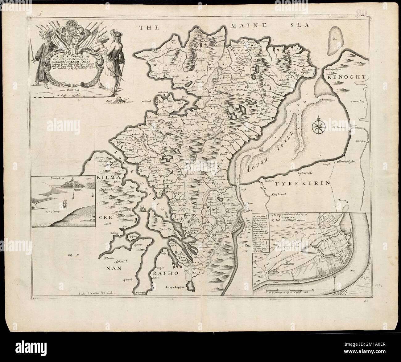 A true survey of The Earl of Donagals barronie of Enish Owen containing ...