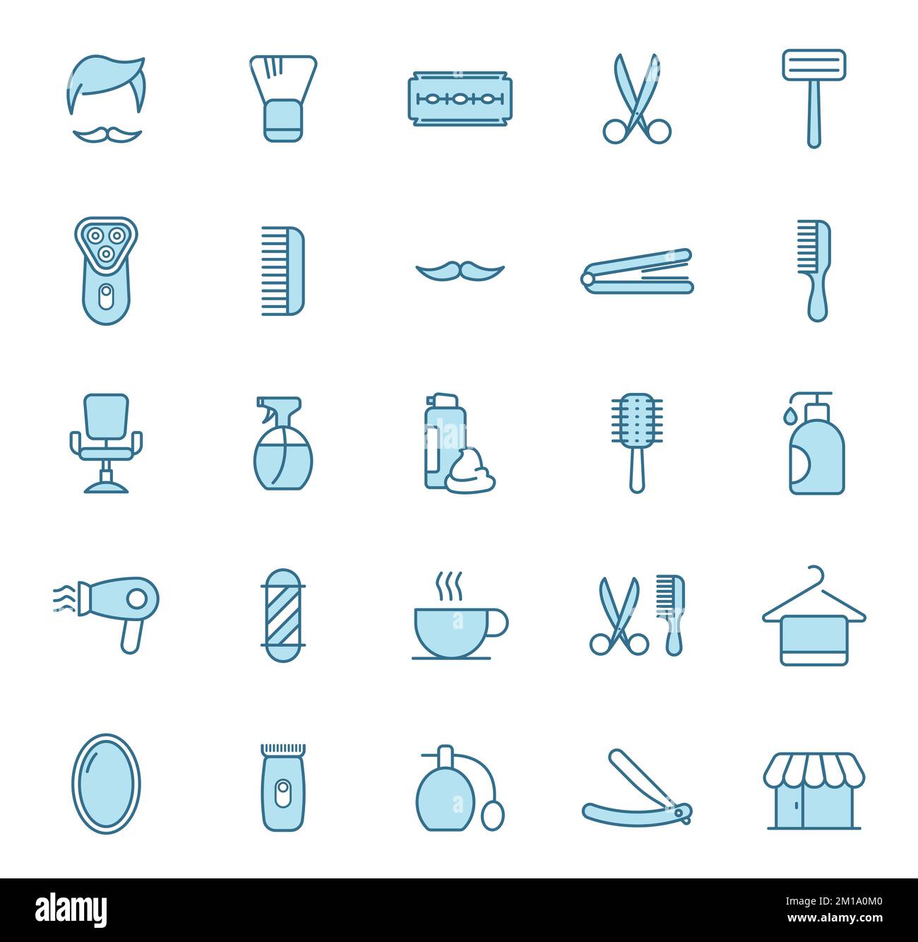 Barber shop icon hi-res stock photography and images - Alamy