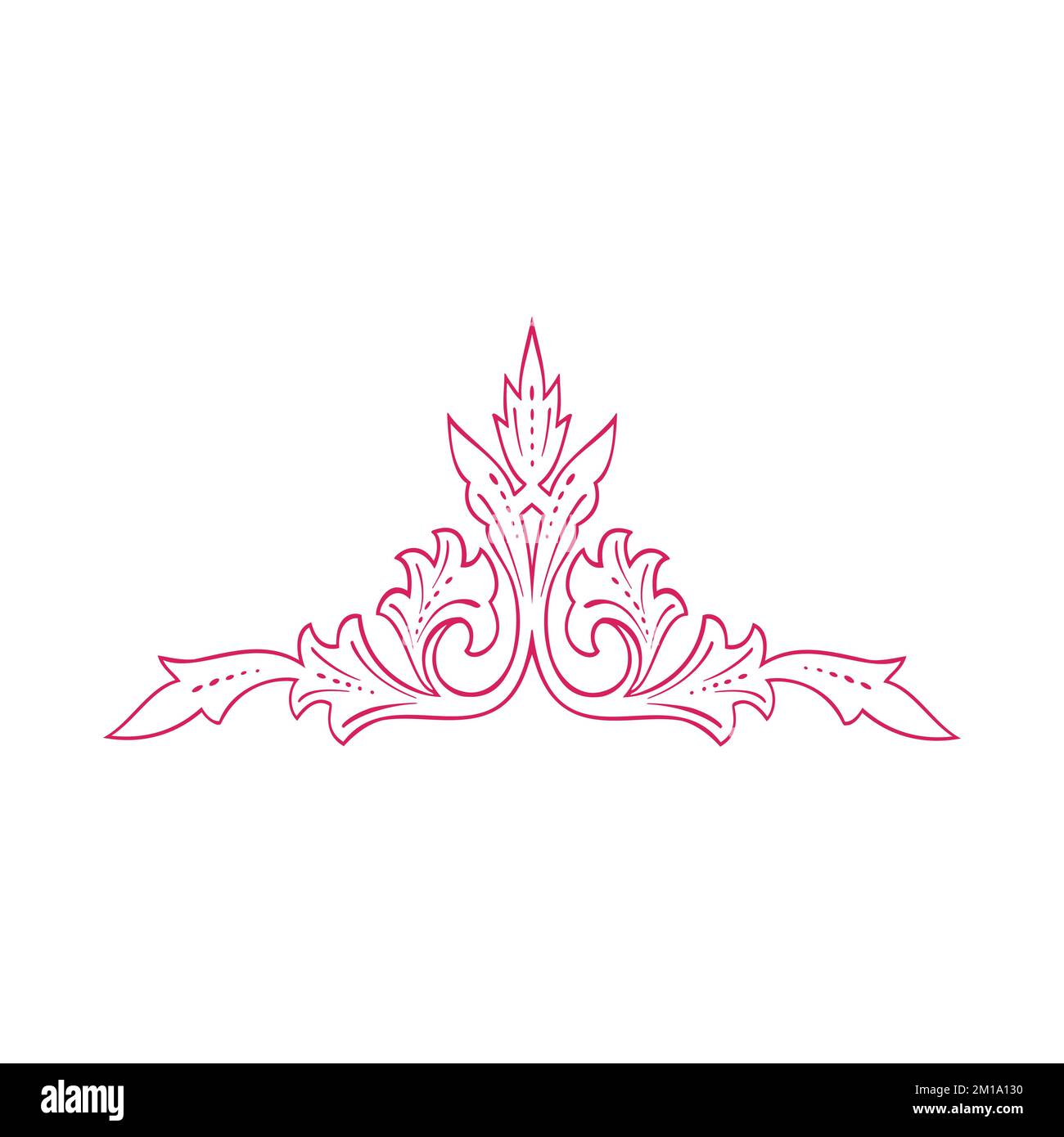 Logotype flower frame vector art with blue background Stock Vector ...