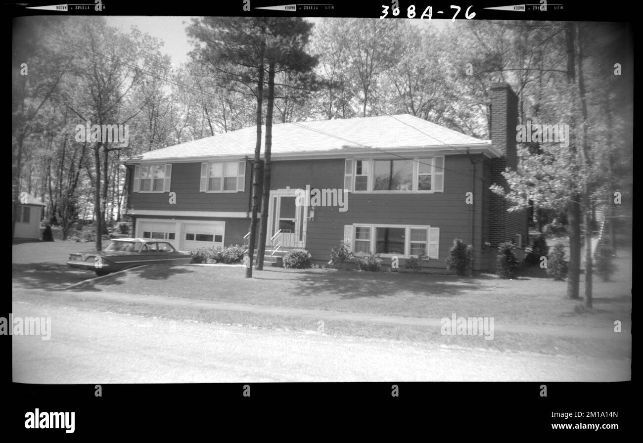 Tudor Rd #76 , Houses. Needham Building Collection Stock Photo - Alamy