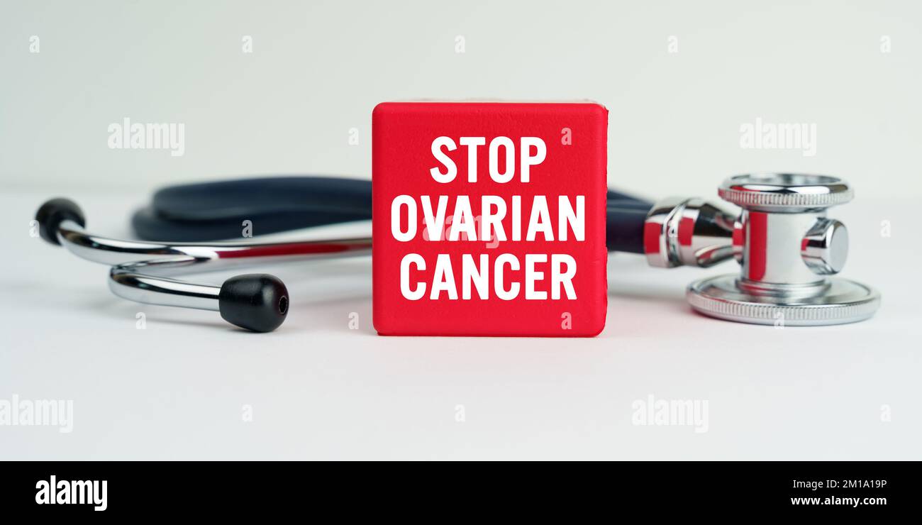 Medicine and health concept. On the table is a stethoscope and a red ...