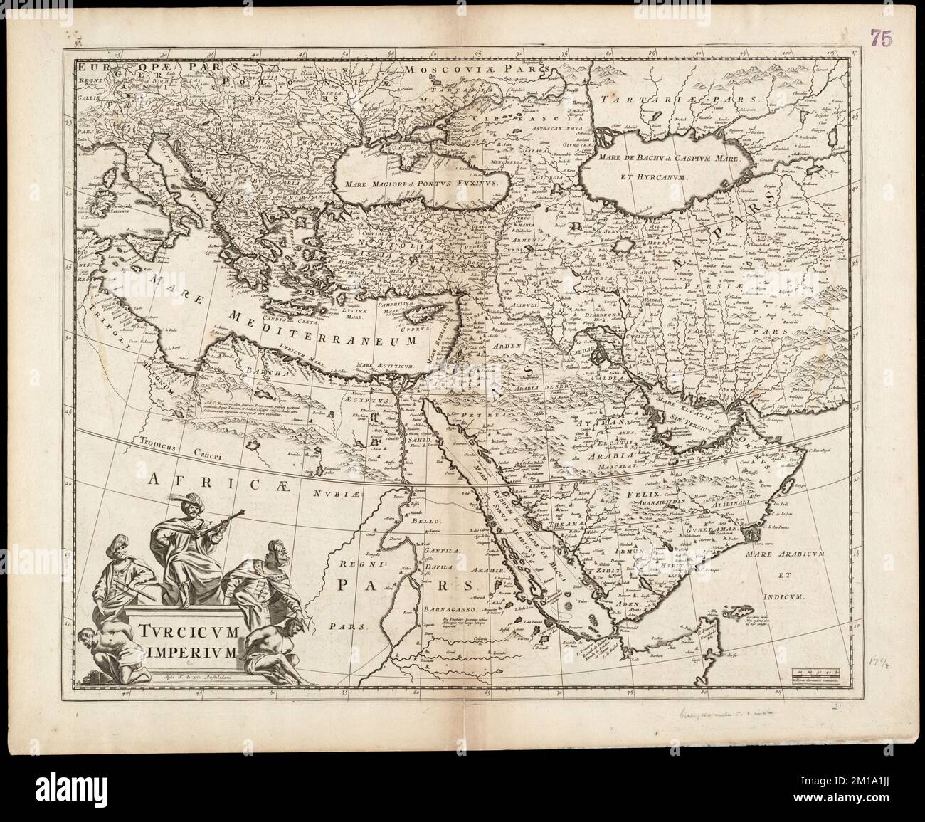 Turcicum imperium , Middle East, Maps, Early works to 1800, Turkey ...