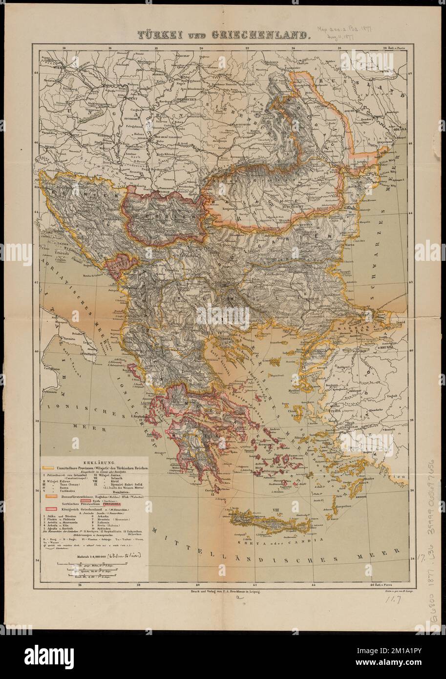 Türkei und Griechenland , Balkan Peninsula, Maps, Turkey, Maps, Greece ...