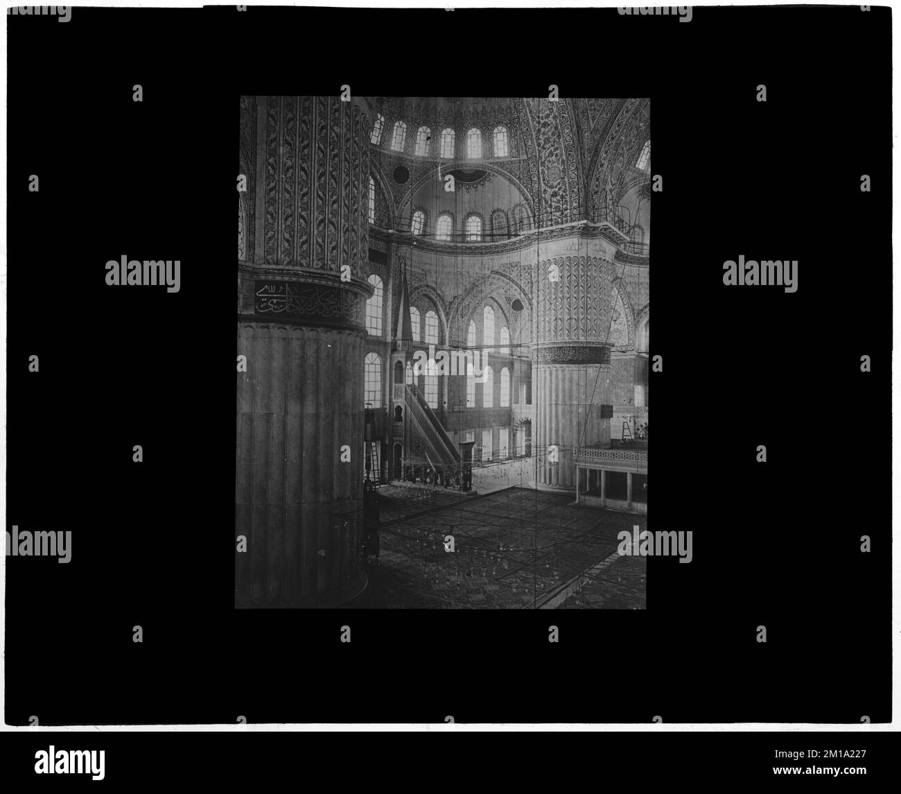 Turkey. Constantinople. Interior of Mosque of Ahmed , Mosques ...