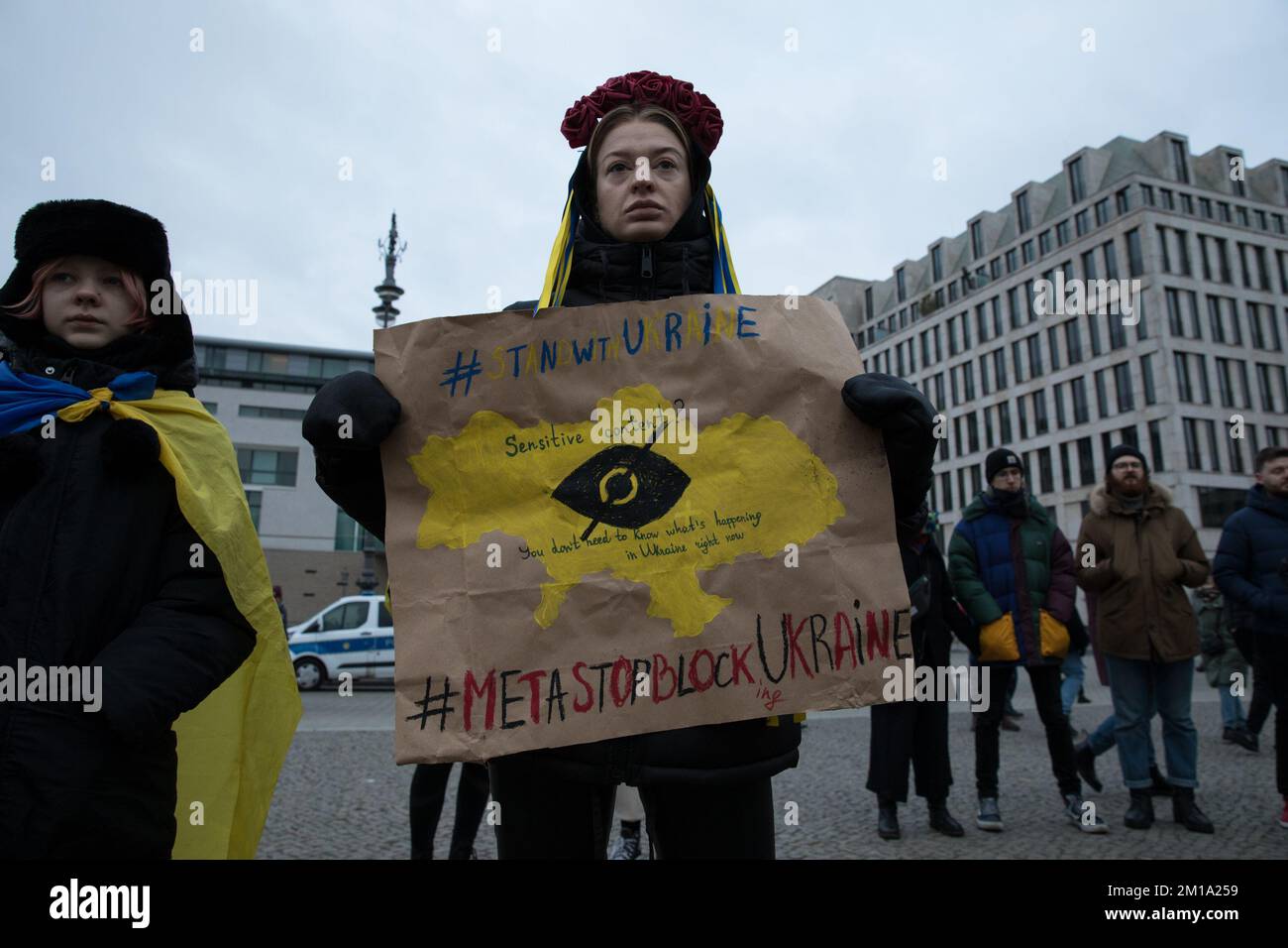 Berlin, Germany. 11th Dec, 2022. On December 11, 2022, protesters ...