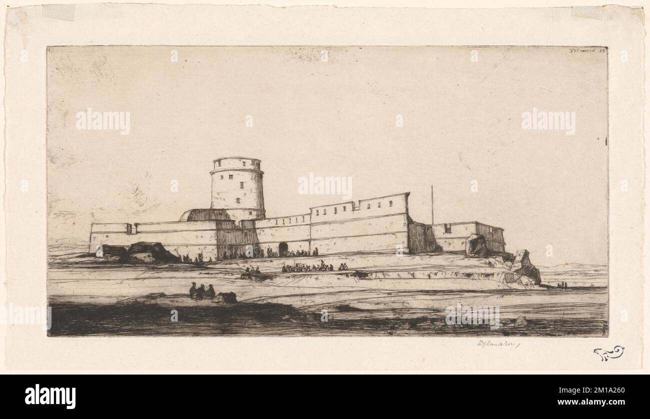 The Turkish fort , Forts & fortifications. Sir David Young Cameron ...