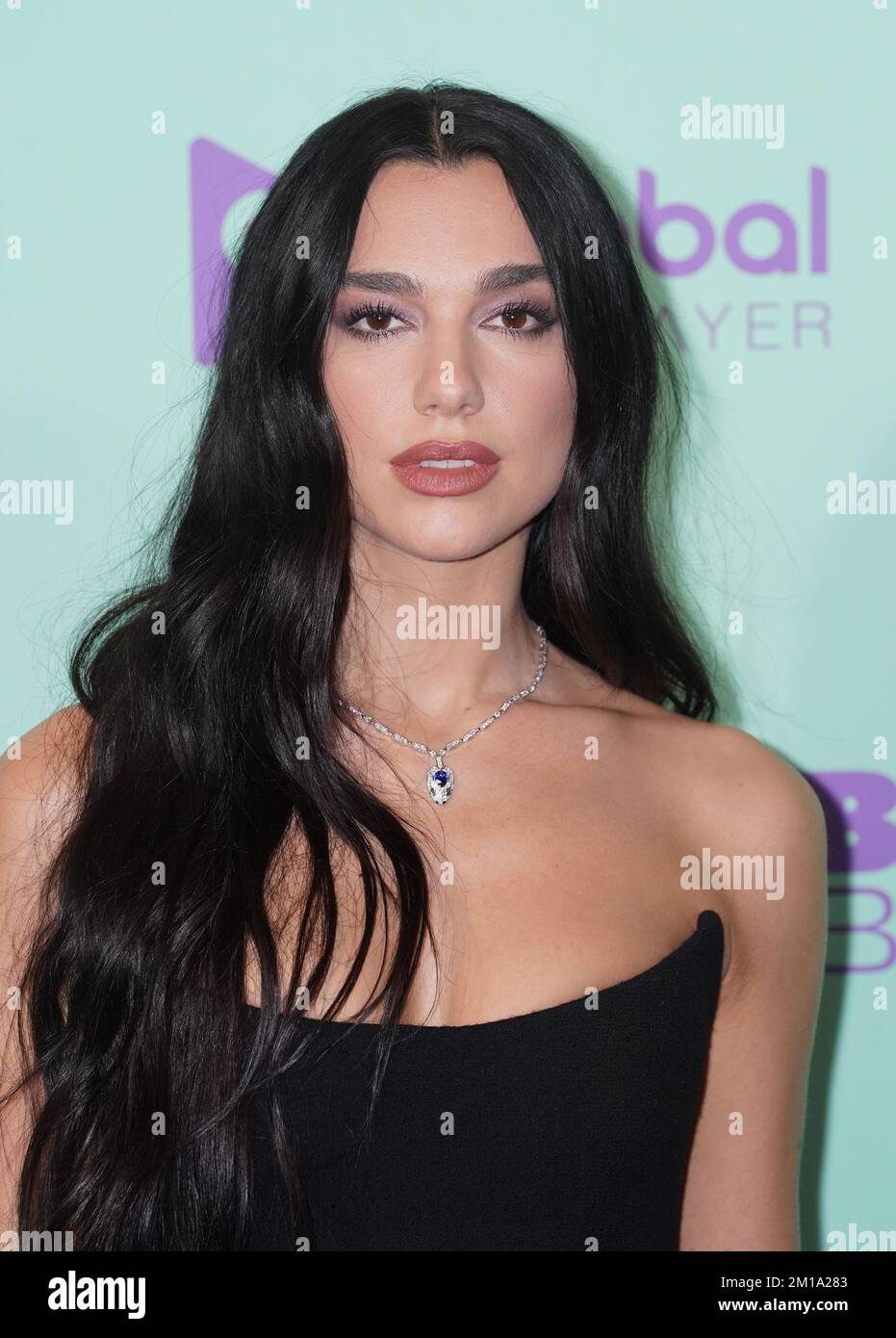 Dua Lipa backstage during day two of Capital's Jingle Bell Ball with ...
