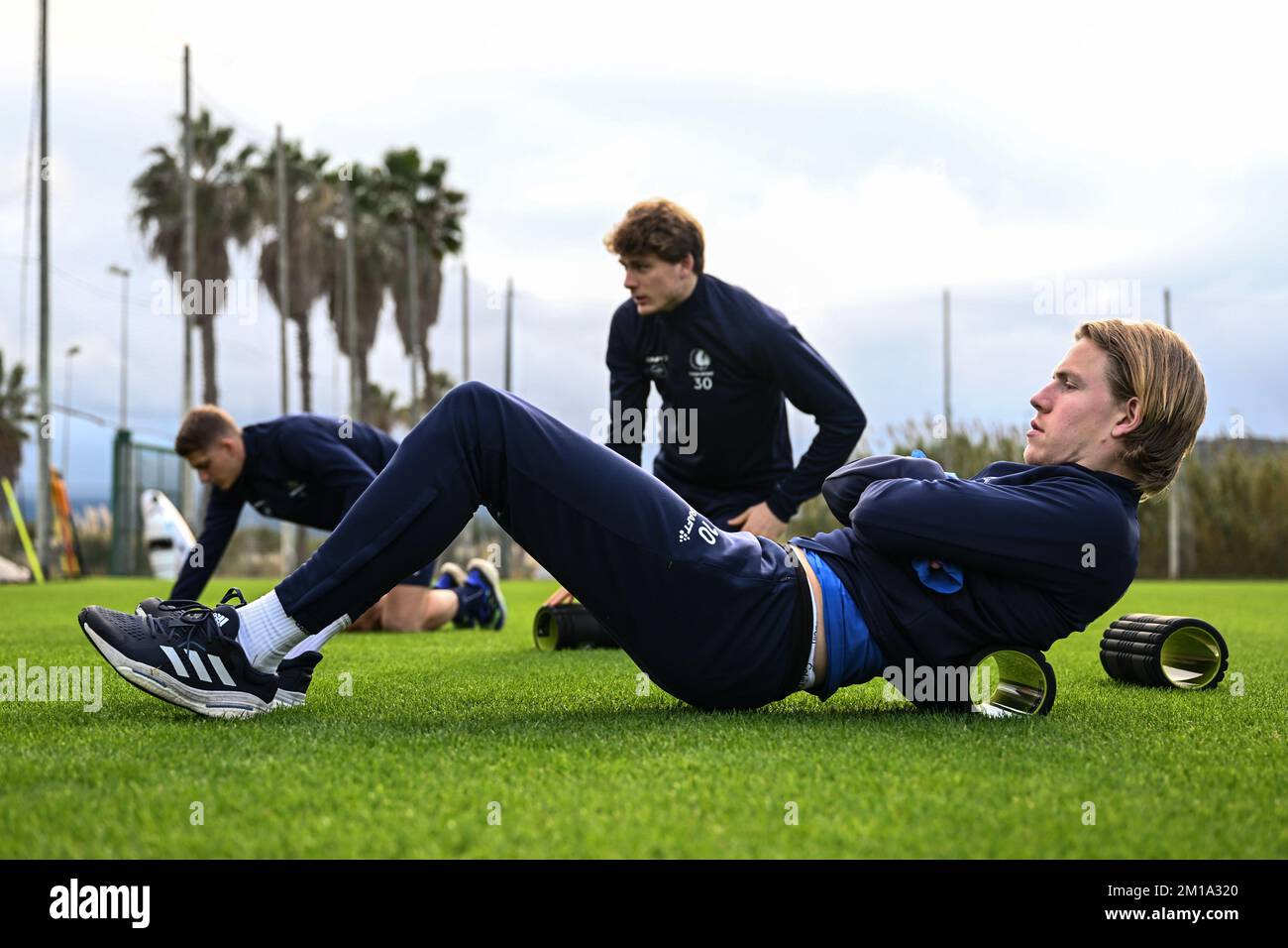 Gent's Jens Petter Hauge pictured during a training session at the ...