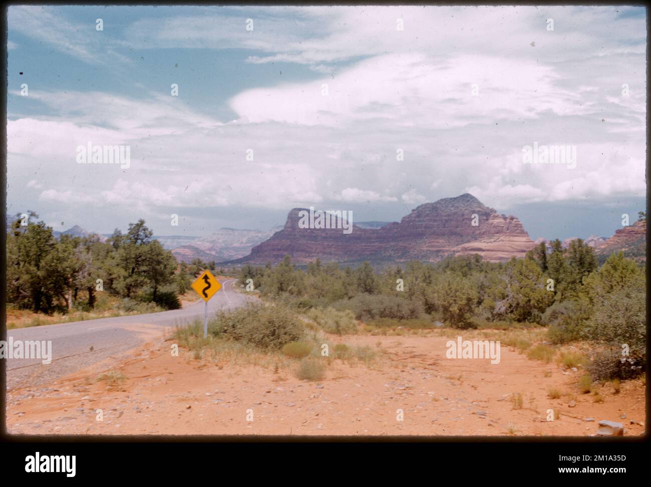 Twin Buttes, Sedona, Arizona , Buttes. Edmund L. Mitchell Collection ...