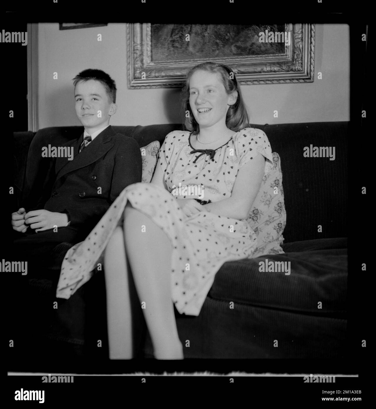 Two children ,. Samuel Chamberlain Photograph Negatives Collection ...