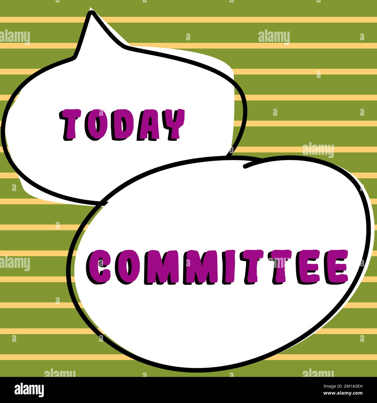 Text caption presenting Committee. Business showcase Group of people ...