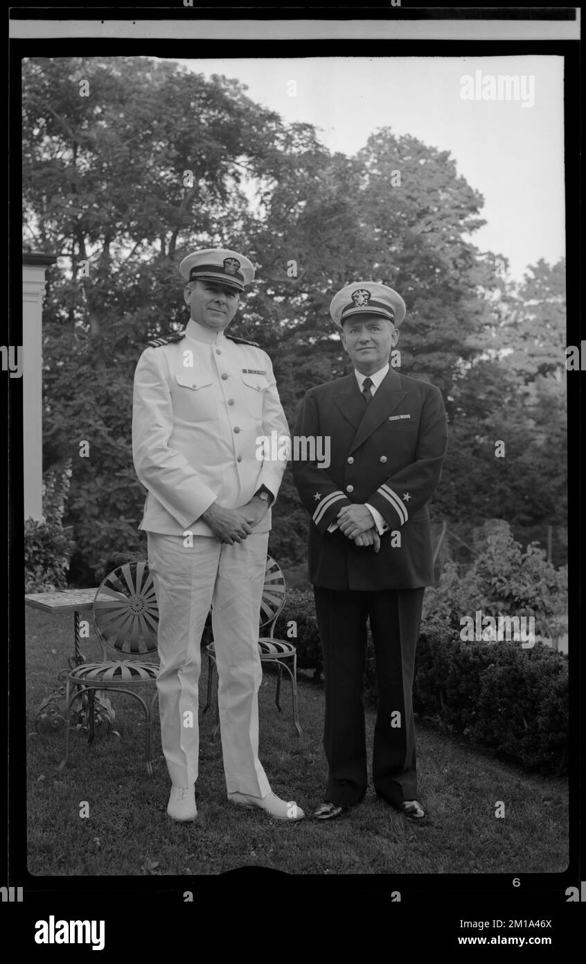 Two men in uniform , Military personnel. Samuel Chamberlain Photograph ...