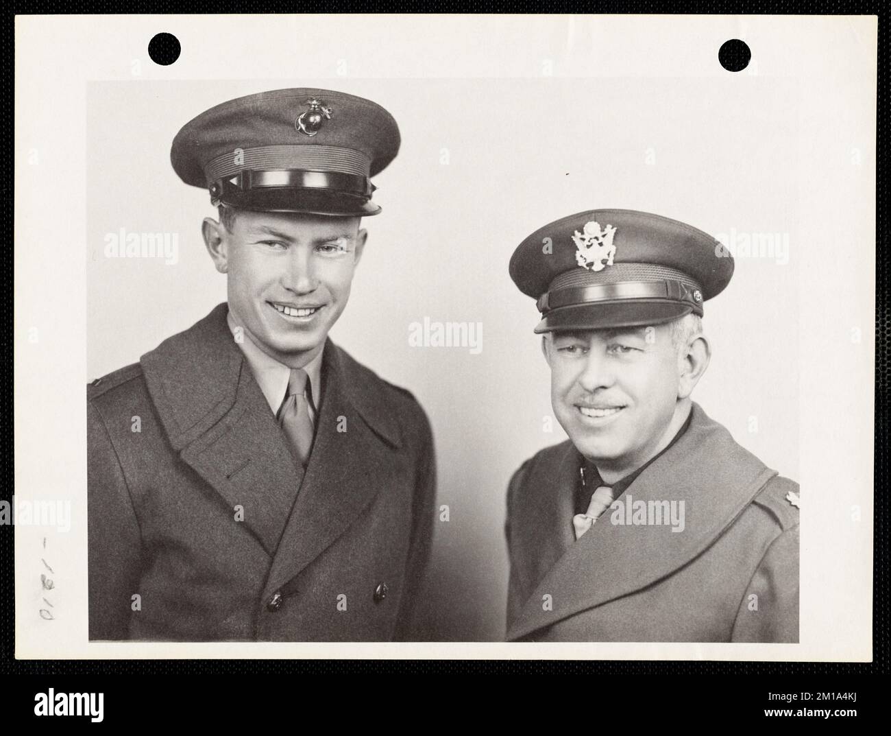 Two officers , Military officers. Records of U.S. Army Operational ...