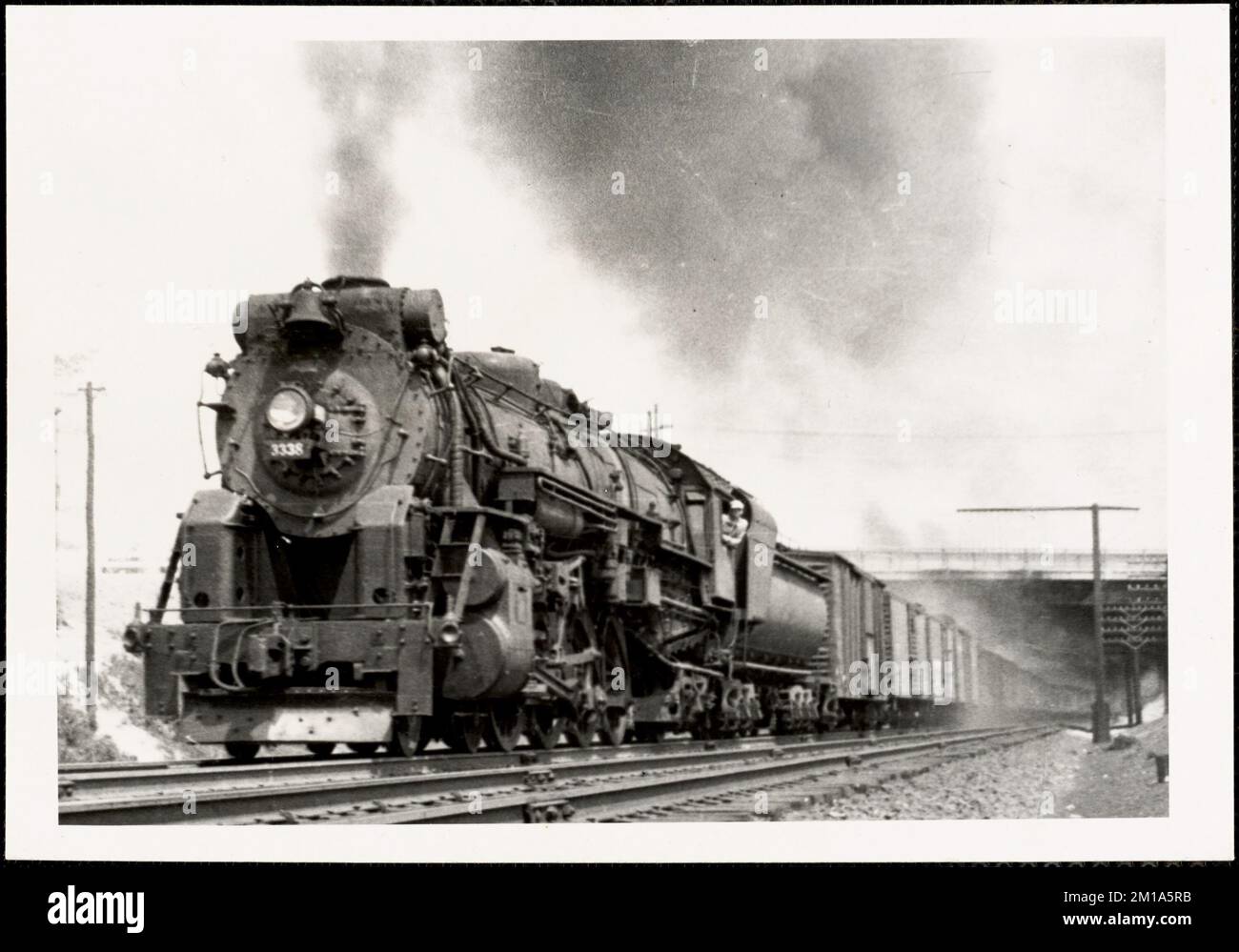 Typical heavy freight in the steam era on Sharon Hill was the class R-1 ...