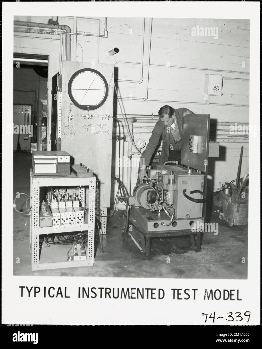 Typical instrumented test model , Armories, Ordnance industry ...