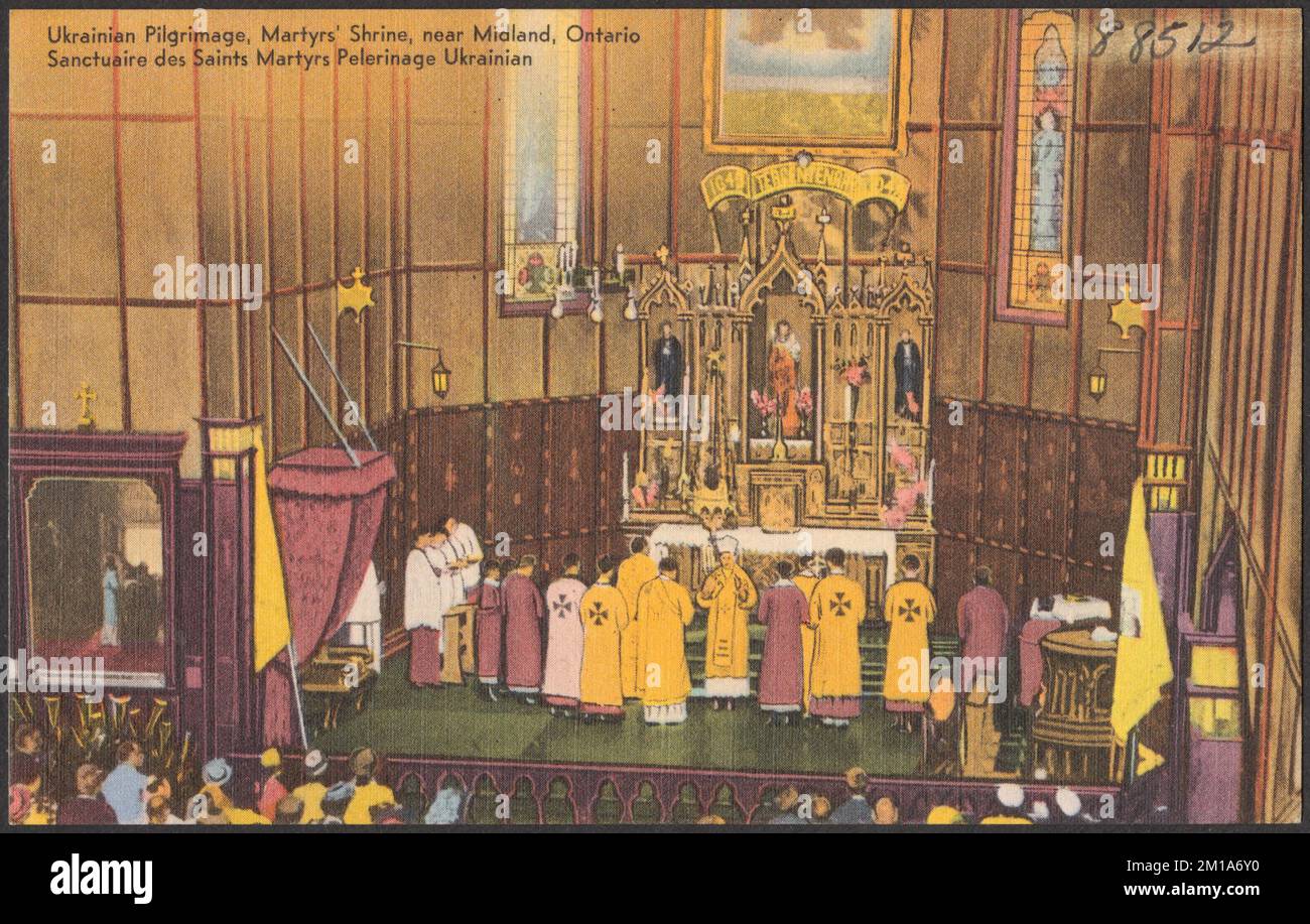 Ukranian pilgrimage, Martyr's Shrine, near Midland, Ontario ...